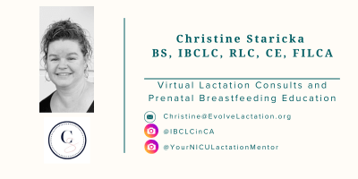 Christine Staricka Lactation First 100 Hours