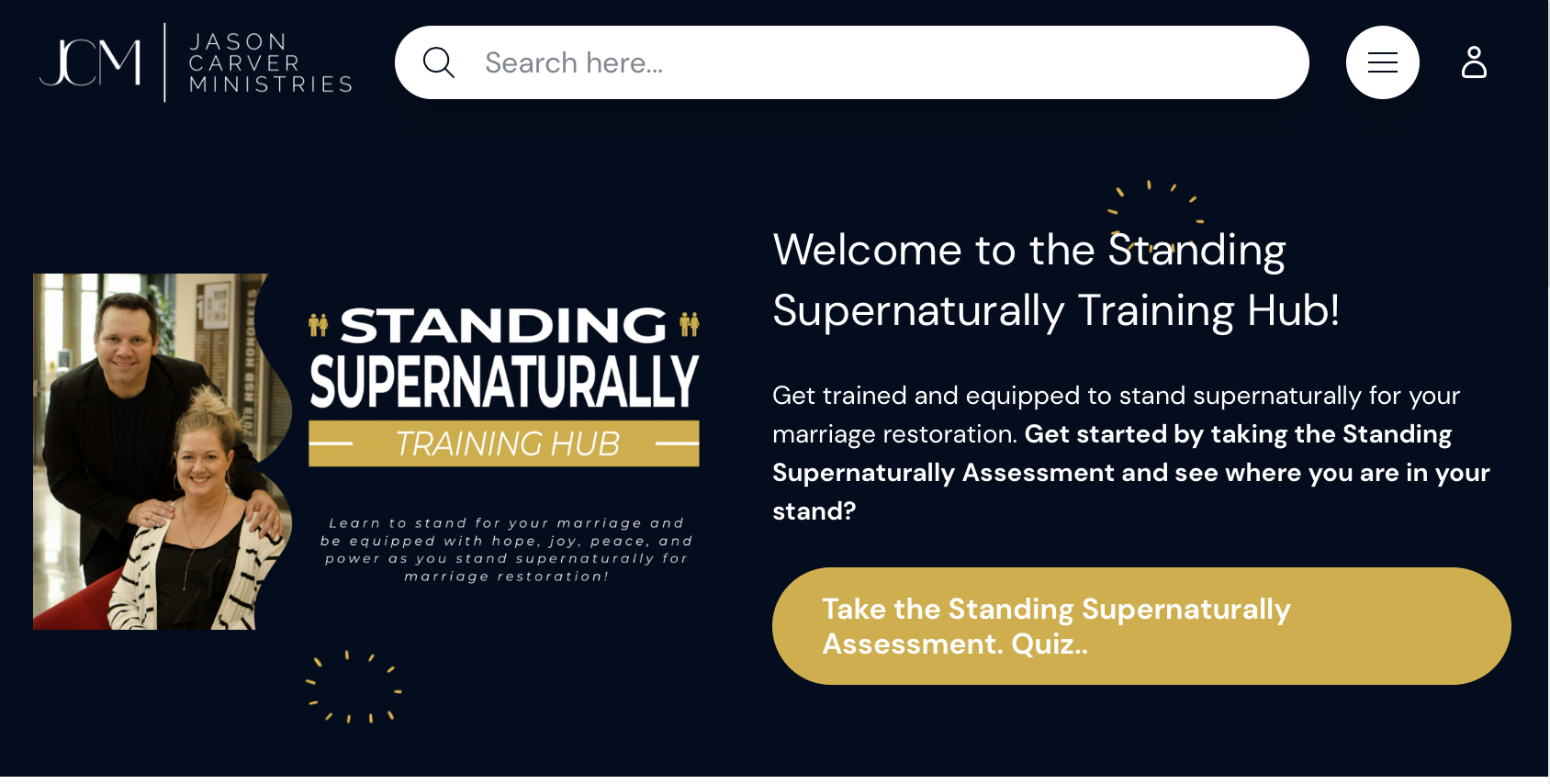 Standing Supernaturally Training Hub
